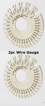 DUMDAAR Round Stainless Steel Wire Gauge Diameter Gage Metal Inch ...
