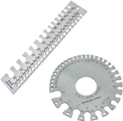 Digital Craft Rectangular Wire Gauge SWG Sheet Metal Wire Gauge /Sizer ...