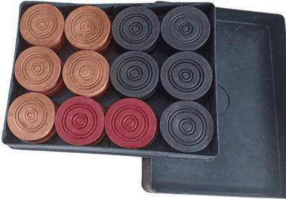 Vlt Wooden 24 Carrom Coins Carrom Pawns Price in India - Buy Vlt Wooden ...