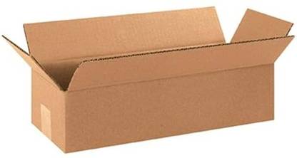 SecureShip Corrugated Cardboard 3 Ply Strong 12 x 4 x 3 Inches Carton ...
