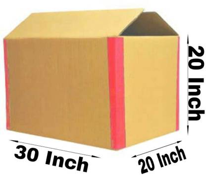YNK Corrugated Cardboard 30 X 20 X 20 Inch- 5ply - Heavy Duty with ...