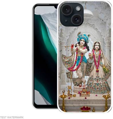 FIRST HAND Back Cover for Apple Iphone 15 Radha Krishna devotional ...