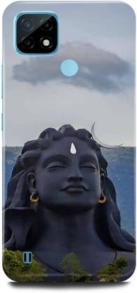 play fast Back Cover for Realme C21, RMX3201 ADIYOGI, SHIVA, STATUE ...