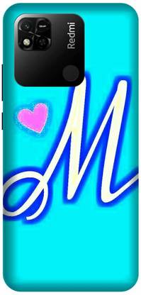 3D U PRINT Back Cover for Redmi 10A Sport ,220233L2I , M letter,M name ...