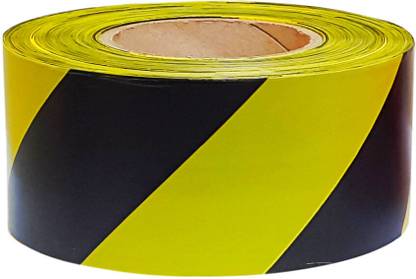 Flipkart.com | Singhal Industries Pvt Ltd YELLOW BLACK HAZARD WARNING SAFETY CAUTION TAPE NON ...