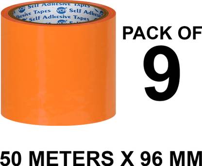 Flipkart.com | VCR Orange Color Tape - 50 Meters in Length - 96mm / 4 ...