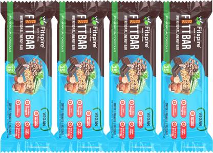 Fitspire Fit Nutritional Energy Bar (pack of 4) | Vegan energy bar ...