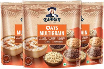 Quaker Multigrain Oats 3 x 600g Pouch Price in India - Buy Quaker ...