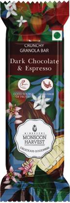 Monsoon Harvest Crunchy Granola Bar - Dark Chocolate & Espresso Pouch ...