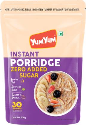 YUM YUM by YUM YUM High Fiber Instant Roasted Porridge Zero Added Sugar ...