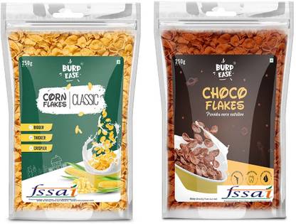 BURPEASE Corn Flakes & Choco Flakes Combo for a Delicious Start ...