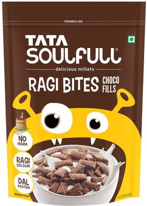 Tata Soulfull Ragi Bites Choco Fills Pouch Price in India - Buy Tata ...