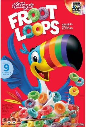 Kellogg's Froot Loops Sweetened Multigrain Cereals Box Price in India ...