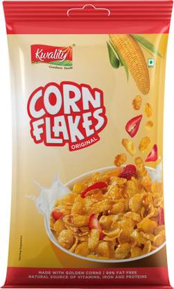Kwality Corn Flakes, Natural Source of Vitamins, Iron & Proteins ...