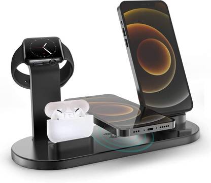 X88 Pro Wireless Charging Station 4 in 1,Fast Wireless Charger Multi-Function charger Charging ...