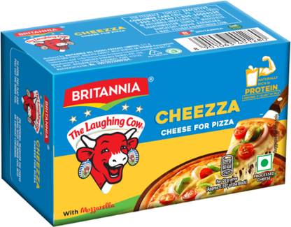 Britannia The Laughing Cow Cheezza Pizza Cheese Block Price in India ...