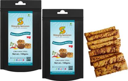 Simply Naturos Roasted Chilli Garlic Sticks Sticks Crackers Price in ...