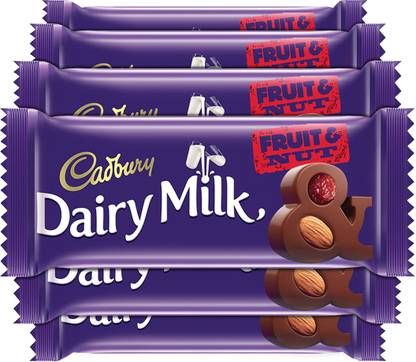 Cadbury Dairy Milk Fruit & Nut Chocolate Bars Price in India - Buy ...