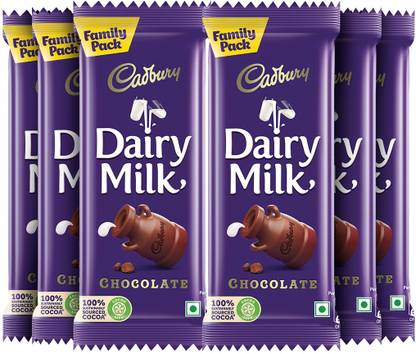 Cadbury Dairy Milk Chocolate Family Pack Bars Price in India - Buy ...