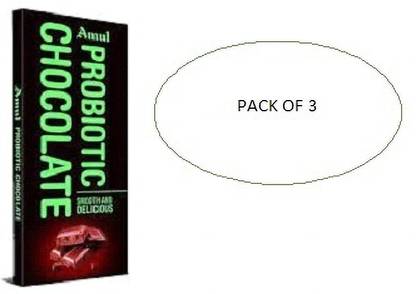 Amul PROBIOTIC CHOCOLATE 150 GM. (Pack of 3) Bars Price in India - Buy ...