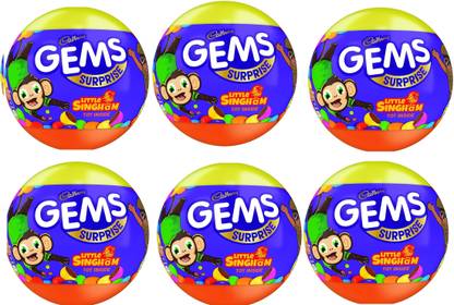 Cadbury Gems Surprise Chocolate 15g x 6 Bars Price in India - Buy ...