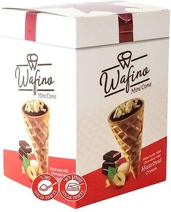 Wafino Mini Cone Filled With Caramel Cream Coverd With Smooth Milk ...