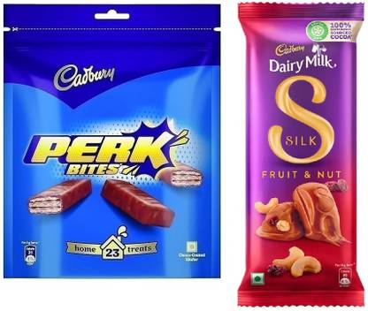 Cadbury Perk Chocolate & Silk Fruit and Nut Bars Price in India - Buy ...