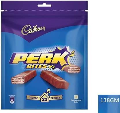 Cadbury Perk Chocolate coated wafer Home Treats Bars Price in India ...