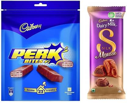 Cadbury Perk Chocolate & Silk Mousse Chocolate Bars Price in India ...