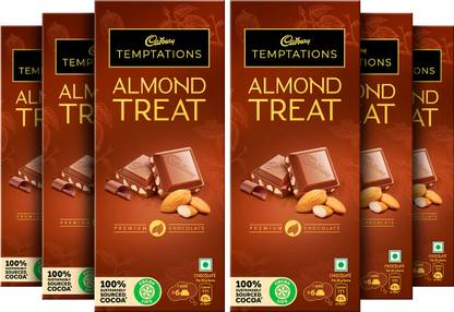 Cadbury Temptations Almond Treat Premium Chocolate Bars Price in India ...