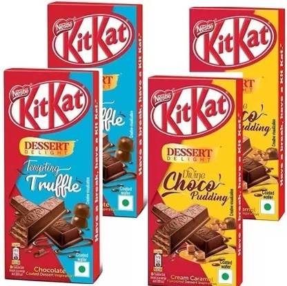 NESTLE truffle Bars + KITKAT DESERT DELIGHT CHOCO PUDDING Bars Bars ...