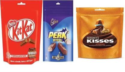 Cadbury perk+ kitkat + almond kisses Bars Price in India - Buy Cadbury ...