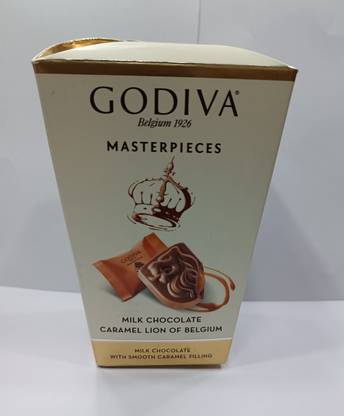 Godiva Masterpiece Milk Chocolate Hazelnut Oyster Chocolate Box Bites ...