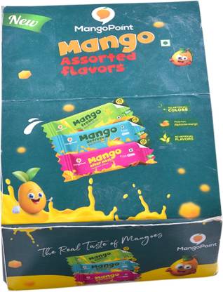 Mangopoint Mango Fruit Bar Aam Papad | Mango Assorted Bars | 60 Bars ...