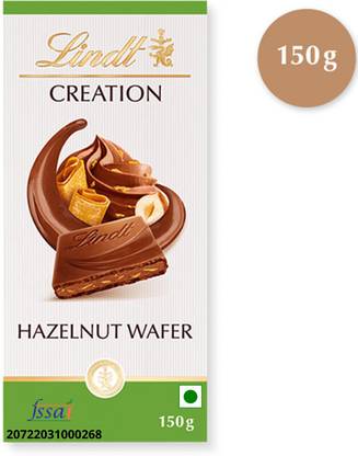LINDT CREATION Milk Hazelnut Wafer Chocolate (IMPORTED FROM SWEDEN ...