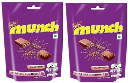 NESTLE Muncha Chocolate Coated Crunchy Wafer Share Pack Bars Price in ...