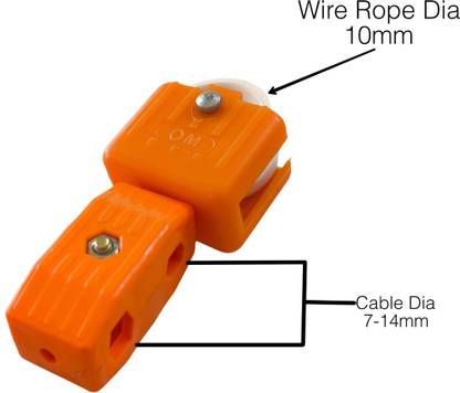 AES Freefall Plastic Cable Carrier Assembly| Cable Carrier Trolley for ...