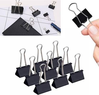 Flipkart.com | JSMSH Binder Clips Small (19 mm) Paper Holding Capacity ...