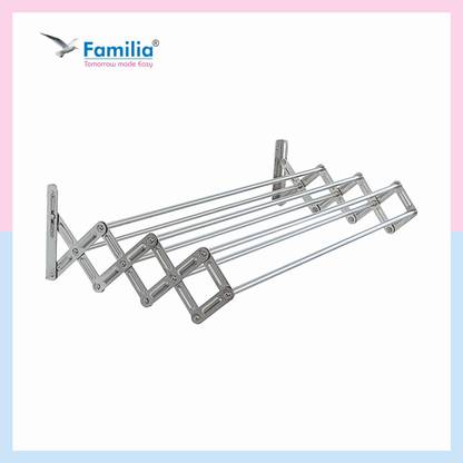 Familia Steel Wall Cloth Dryer Stand Heavy-Duty Stainless-Steel Wall ...