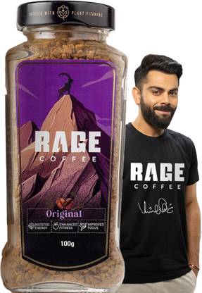 RAGE Coffee - 100 GMS Original Blend - Premium Arabica Instant Coffee ...
