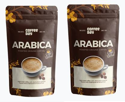 Café Coffee Day Arabica 200 Gms New (Pack of 2), Roast & Ground Coffee ...