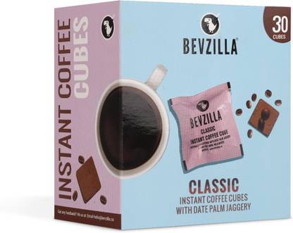 Bevzilla 30 Instant Coffee Cubes Pack with Date Palm Jaggery,100% ...