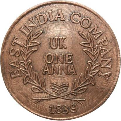 imperialshop #BA183 - (Token) One Anna (1839) "Lord Ram, Sita, Laxman ...
