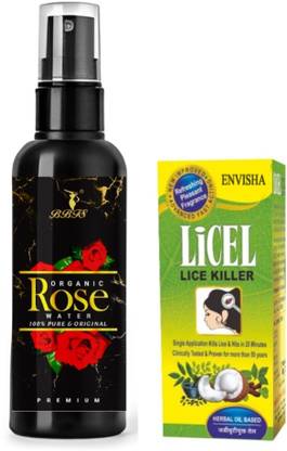 ENVISHA New Licl Herbal Oil Based Lice With Pure Rose Water Price in ...