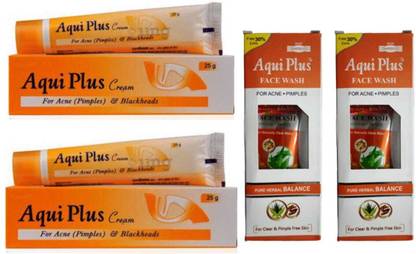 HAPDCO Aqui plus cream 2 with 2 face wash Price in India - Buy HAPDCO Aqui plus cream 2 with 2 ...