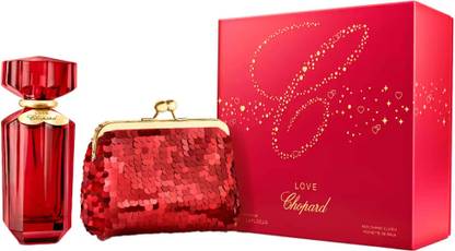 Chopard Love Gift Set (Eau de Parfum 100ml + Red Glitter Clutch) Price ...
