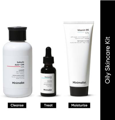 Minimalist Oily Skincare Kit Price in India - Buy Minimalist Oily ...