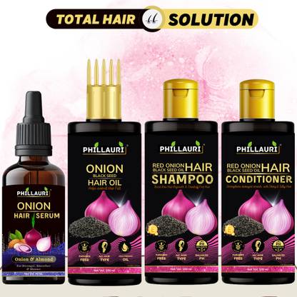Phillauri Red Onion Anti Hair Loss & Hair Growth Hair Oil (100ml ...