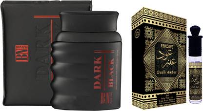 BN PARFUMS Dark Black Perfume 100ml & Oudh Amber Attar 6ml Price in ...