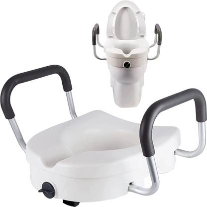 Entros SC7060I Commode Seat with Arm Rest Commode Extension Toilet Seat ...
